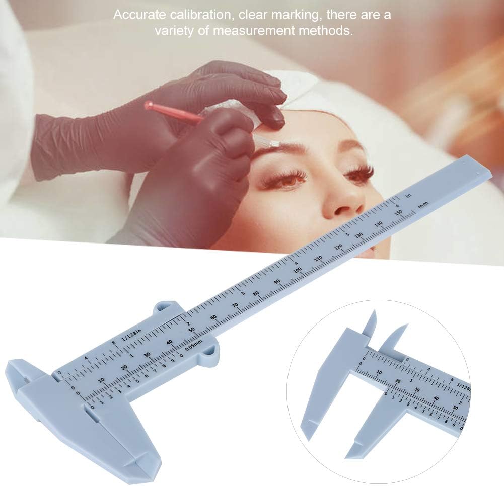 Eyebrow Stencil Ruler, Reusable Vernier Caliper for Measuring Eyebrow ...