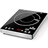 Duxtop Portable Induction Cooktop, High End Full Glass Induction Burner ...