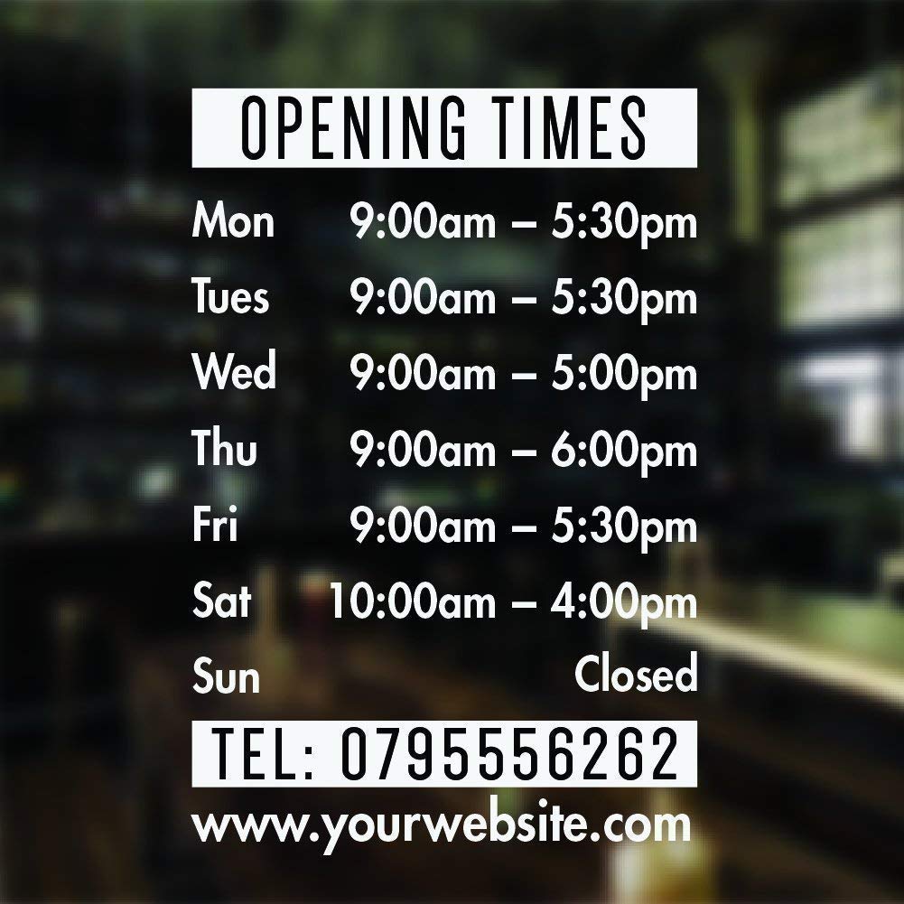 Opening Times Sign Opening Hours Sign For Shop Window Sticker V2 Open opening-times-sign-opening-hours-sign-for-shop-window-sticker-v2-open