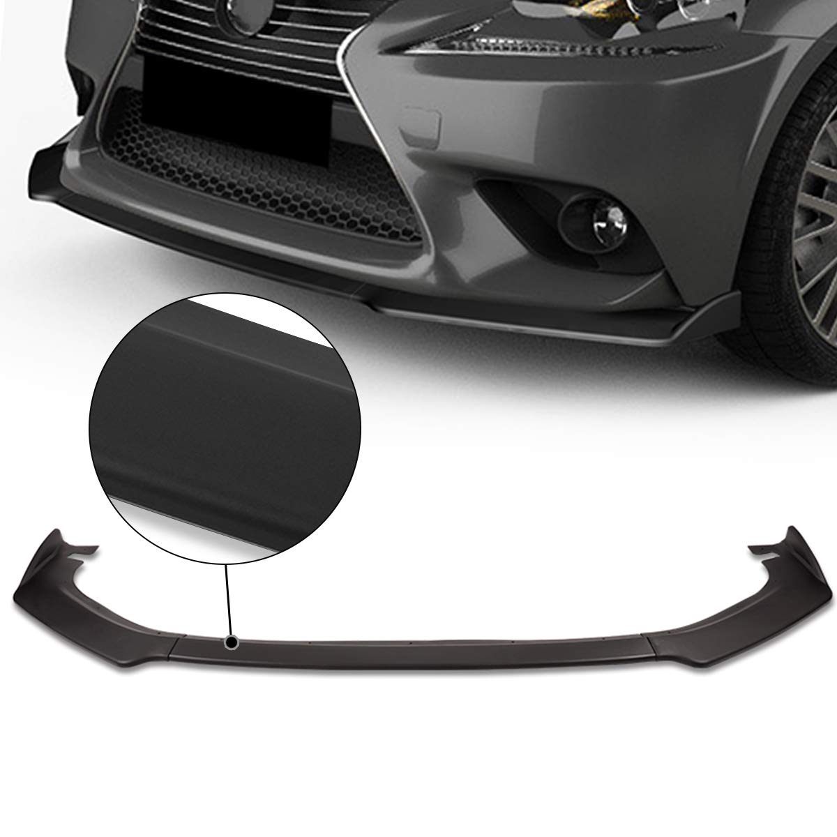 Mua DNA MOTORING 2-PU-505 Matte Black Finish 3Pc with Vertical ...