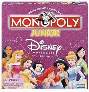 Amazon.com: Monopoly Junior Disney Princess: Toys & Games