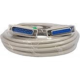 Amazon.com: Your Cable Store 50 Foot DB25 25 Pin Serial Port Cable Male ...