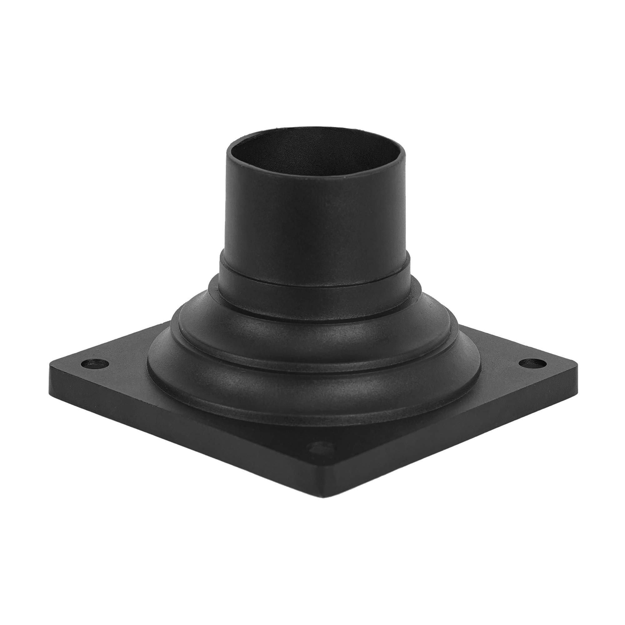 FEMILA Pier Mount Base, Cast Aluminum Post Light Mount Base Adapter ...