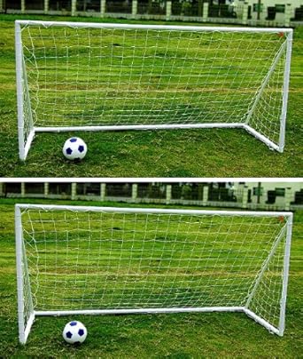 Kickmaster Kids' Fibreglass Goal, Yellow, 6 ft: Amazon.co.uk: Sports ...