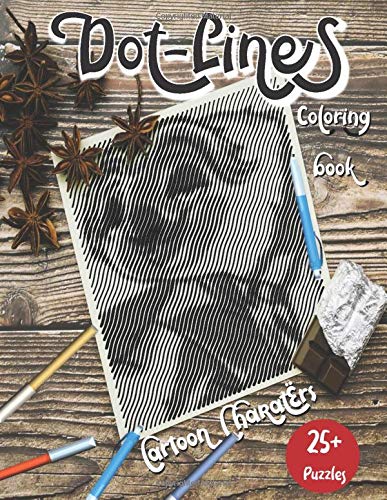 Buy Dot-Lines coloring book: Line spots and dots coloring book ...