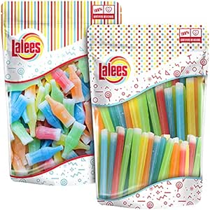 Amazon.com : Lalees Nik L Nip Candy Wax - Kids Candy - Wax Bottles ...