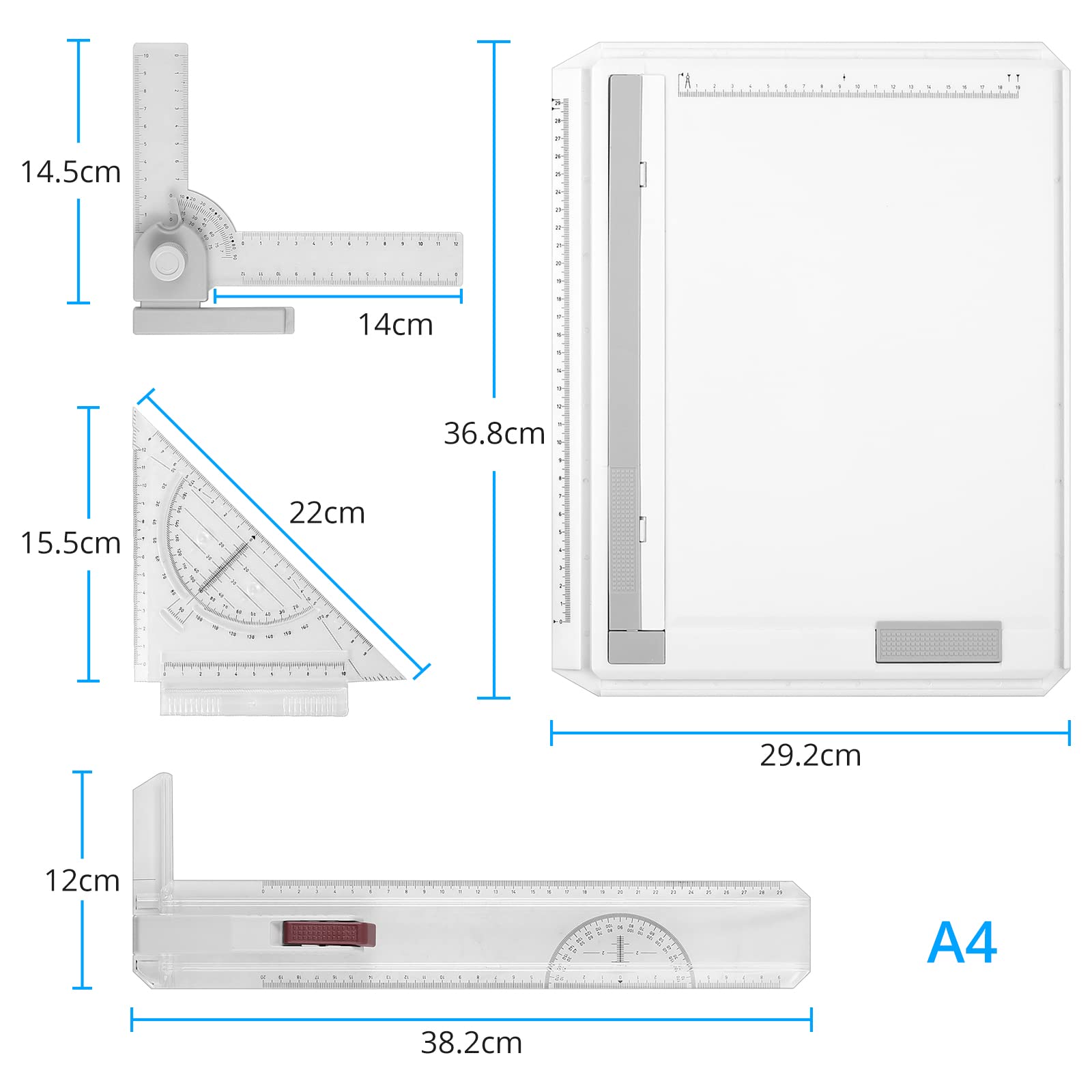 Mua eSynic A4 Drawing Board Set A4 Multifunction Drafting Table ...