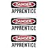 Amazon.com: danger apprentice, I Make Decals™, 3 pack, funny, humor ...