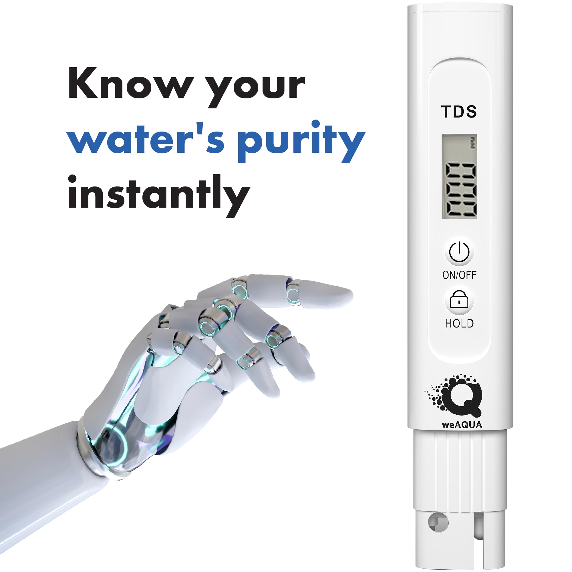 TDS Meter AI-Supported Self-Calibrating For Accurate Results - Total ...