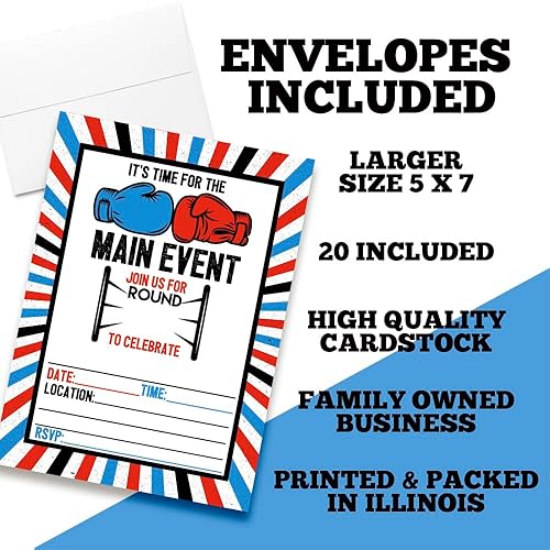 Boxing Birthday Invitations Personalised Boxing Birthday Party Favour