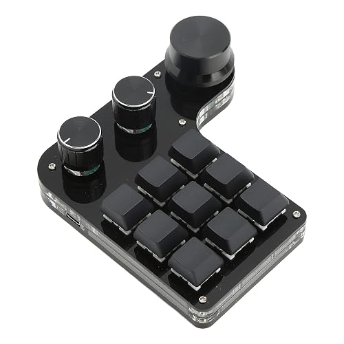 9 Keys Programmable Keypad, Mini Macro Pad Mechanical Gaming OSU Keypad ...