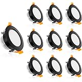 YGS-Tech 2 Inch LED Recessed Lighting Dimmable Downlight, 3W(35W ...