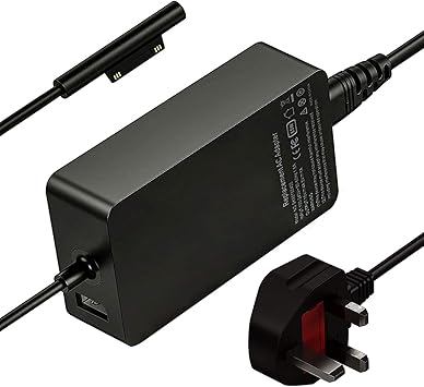 65W Surface Pro Charger Compatible for Both Microsoft: Amazon.co.uk ...