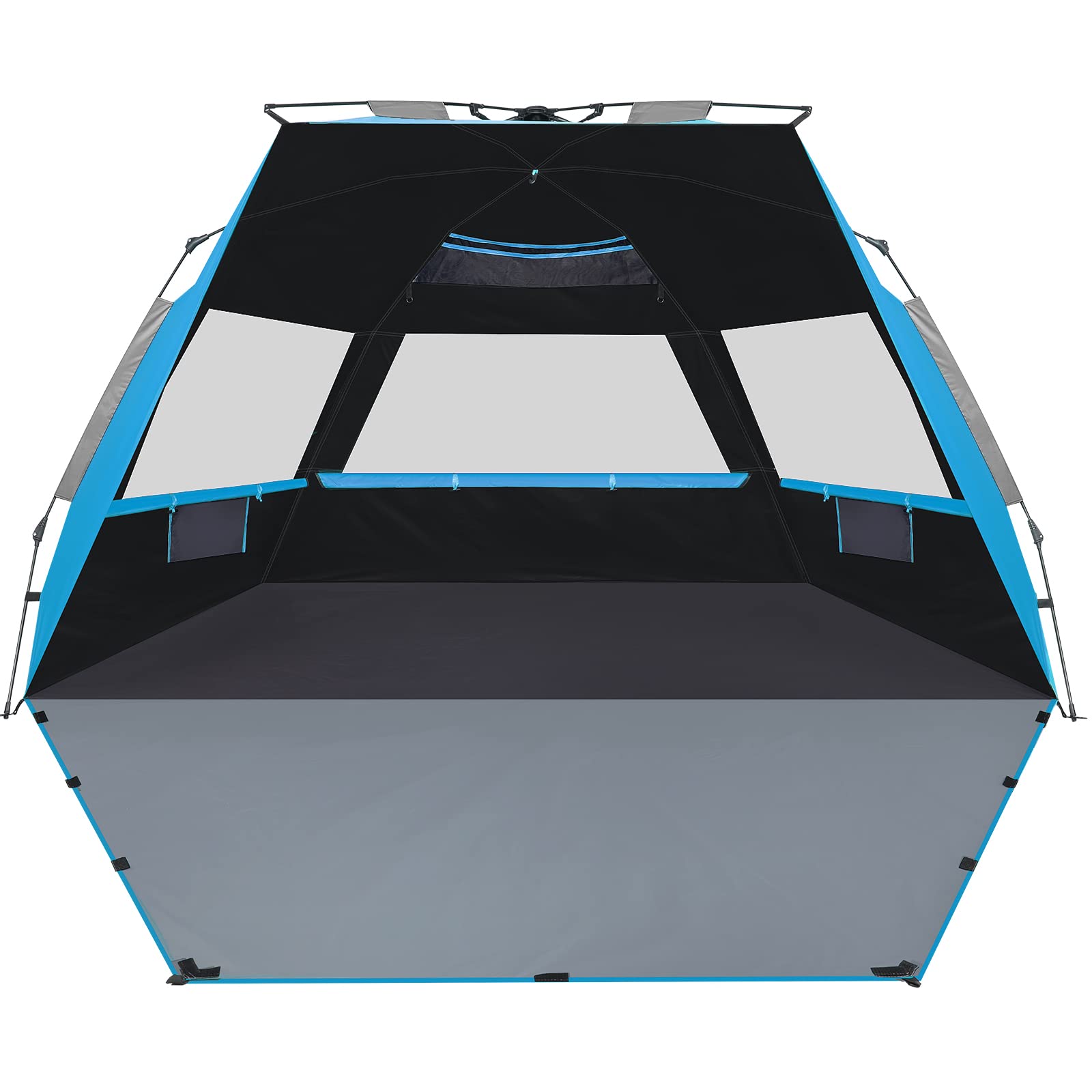Sebor Beach Tent, Deluxe XL Pop-up Beach Tent Sun Shelter for 4-6 ...