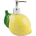Amazon.com: Home Essentials Ceramic Lemon Shaped Soap Dispenser- Lotion ...