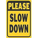 SmartSign 24 x 18 inch “Slow - Pedestrian Crossing” Metal Sign, 80 mil ...