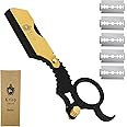 Amazon.com: Professional Classic Straight Edge Barber Razor For Close ...