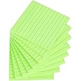 Amazon.com : Vanpad Lined Sticky Notes 4x4 Inches, Bright Green Ruled ...