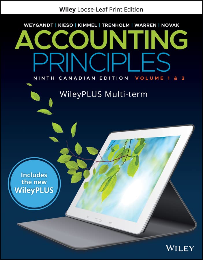 Accounting Principles, Volume 1 and Volume 2, WileyPLUS Card and Loose ...