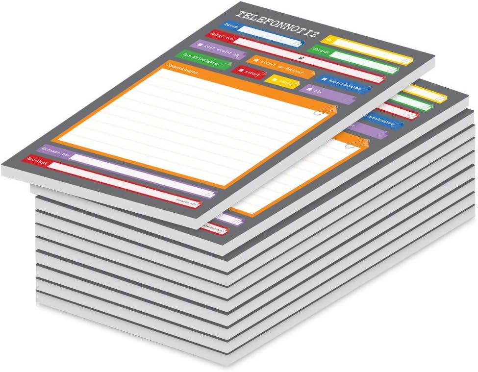 PRICARO 10 x A5 Perfect Telephone Notepad – BigaMart