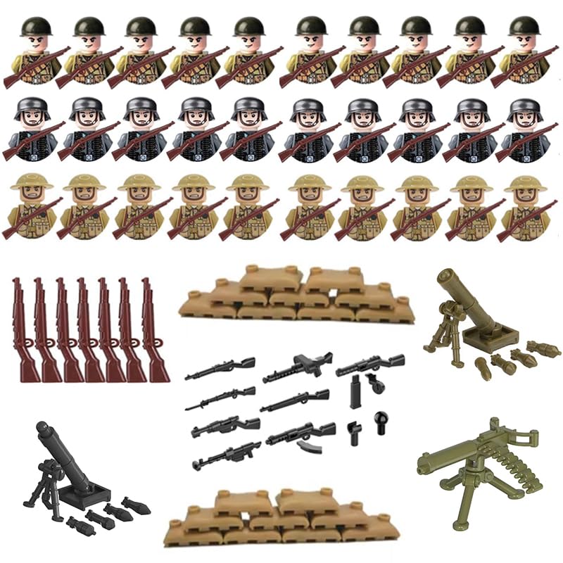 Mua 91Pcs WW2 Army Figures Building Set Military Action Figure, Army ...