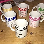 Personalised Office Mug - with your name on! (qty 1) by Dartmoor Prints ...