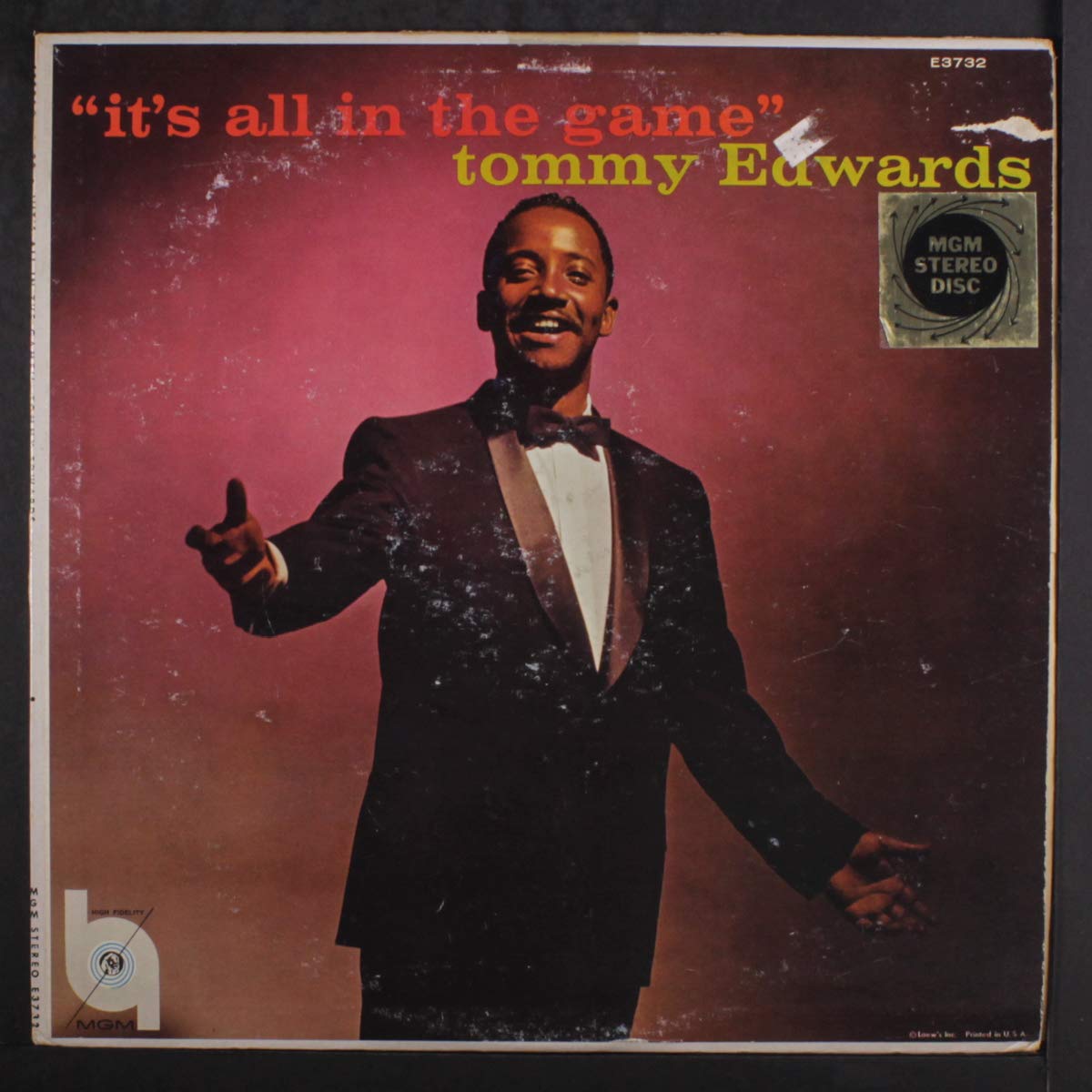 Tommy Edwards - It's All In The Game / Please Love Me Forever VINYL 7 ...