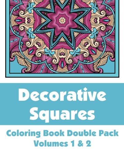 Decorative Squares Coloring Book Double Pack (Volumes 1 & 2) (Art ...