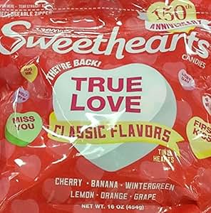Amazon.com : Sweethearts Candies, Classic Flavors, 16 oz : Grocery ...