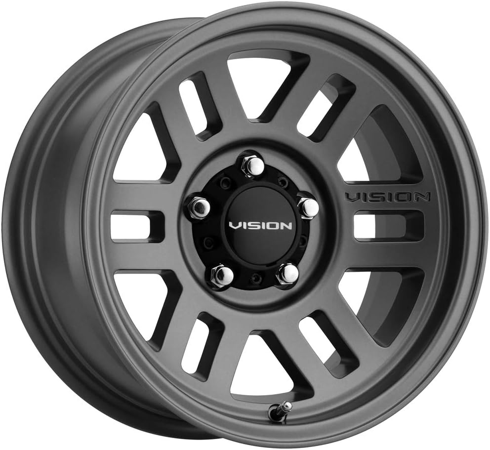 Amazon.com: Vision 355 Manx 2 Overland 17x9 5x5.5" -12mm Gunmetal Wheel ...
