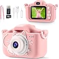 Amazon.com: Kids Camera for Girls, 2 Lens Selfie Kids Camera,HD Kids ...