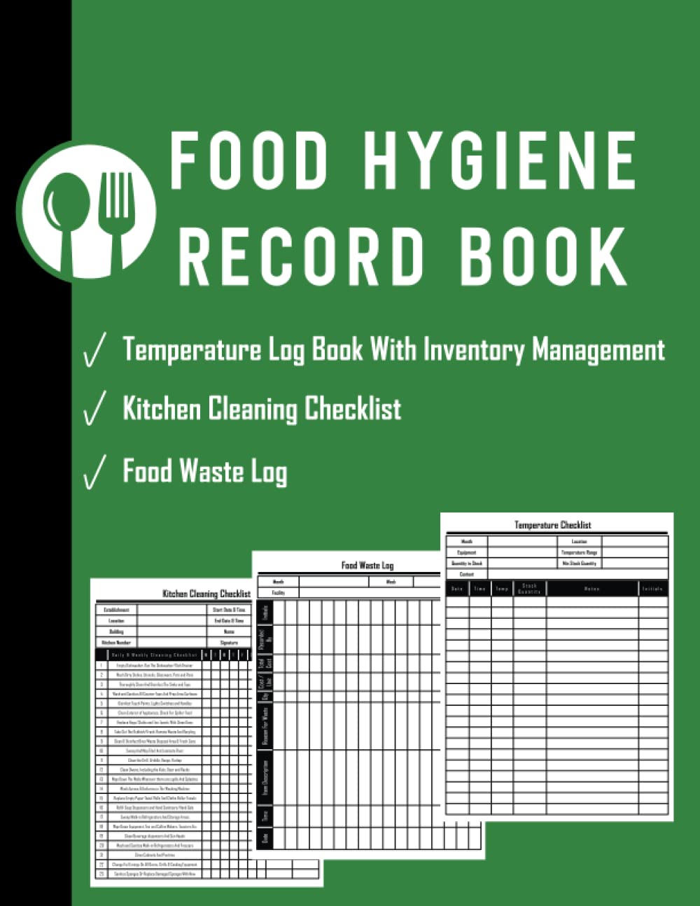 Mua Food Hygiene Book: Food Hygiene Record Book | Contains Food/Fridge ...