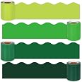 Amazon.com: Whaline 131.2ft Green Bulletin Board Borders 4 Rolls ...