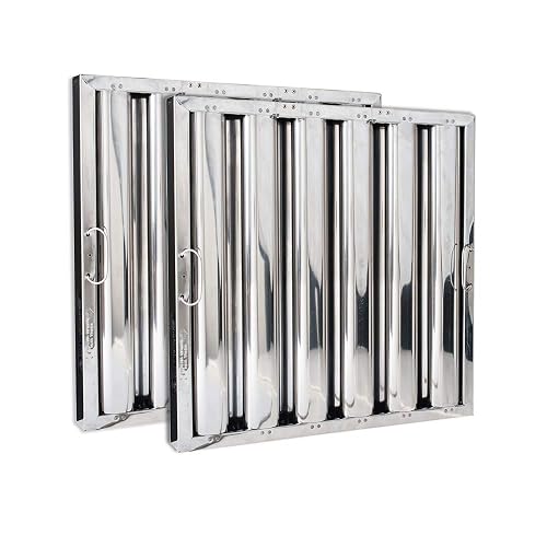 Kleen-Gard Stainless Steel Commercial Kitchen Hood Filter, Range Hood ...