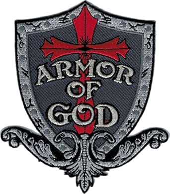 Amazon.com: Armor of God 4.5" Embroidered Patch 73291: Clothing