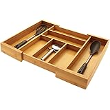 Relaxdays Besteckkasten verstellbar H x B x T: ca. 5 x 48 x 46 cm ...