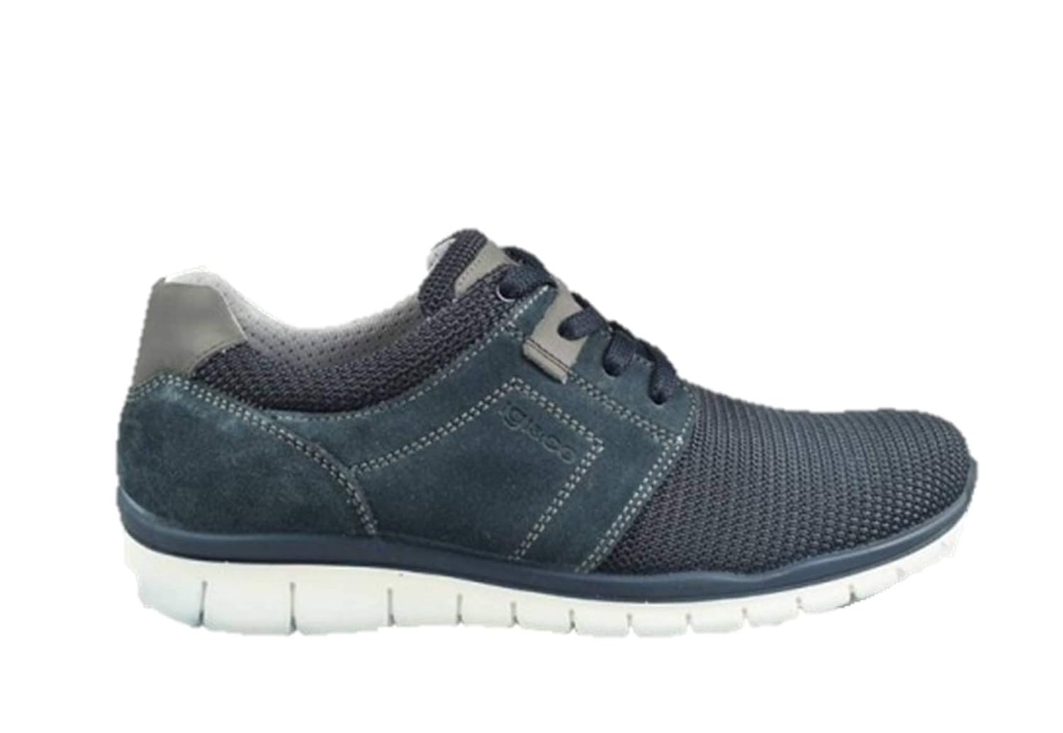 IGI & CO 3118300 Sneakers Männer Schuhe aus blauem Freizeitleder Memory ...