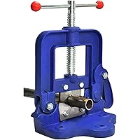 TEXALAN Bench Pipe Vice Yoke Hinged Clamp on Type Threader Pipe ...