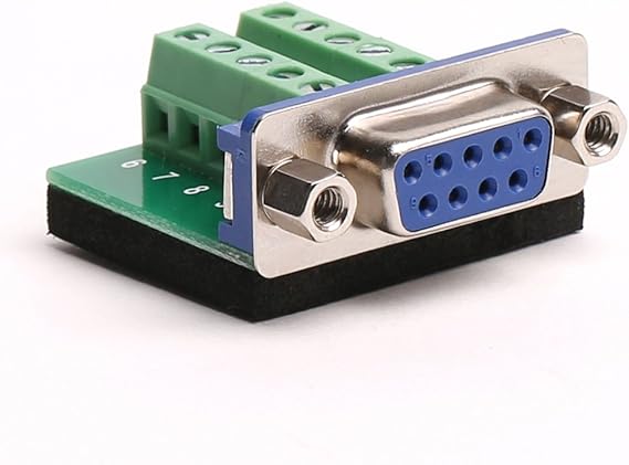 DB9 breakout board DB9 RS232 serial female to terminal: Amazon.co.uk ...