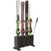 Amazon.com: FHXZH Ski Storage Rack for Garage - Freestanding Ski ...