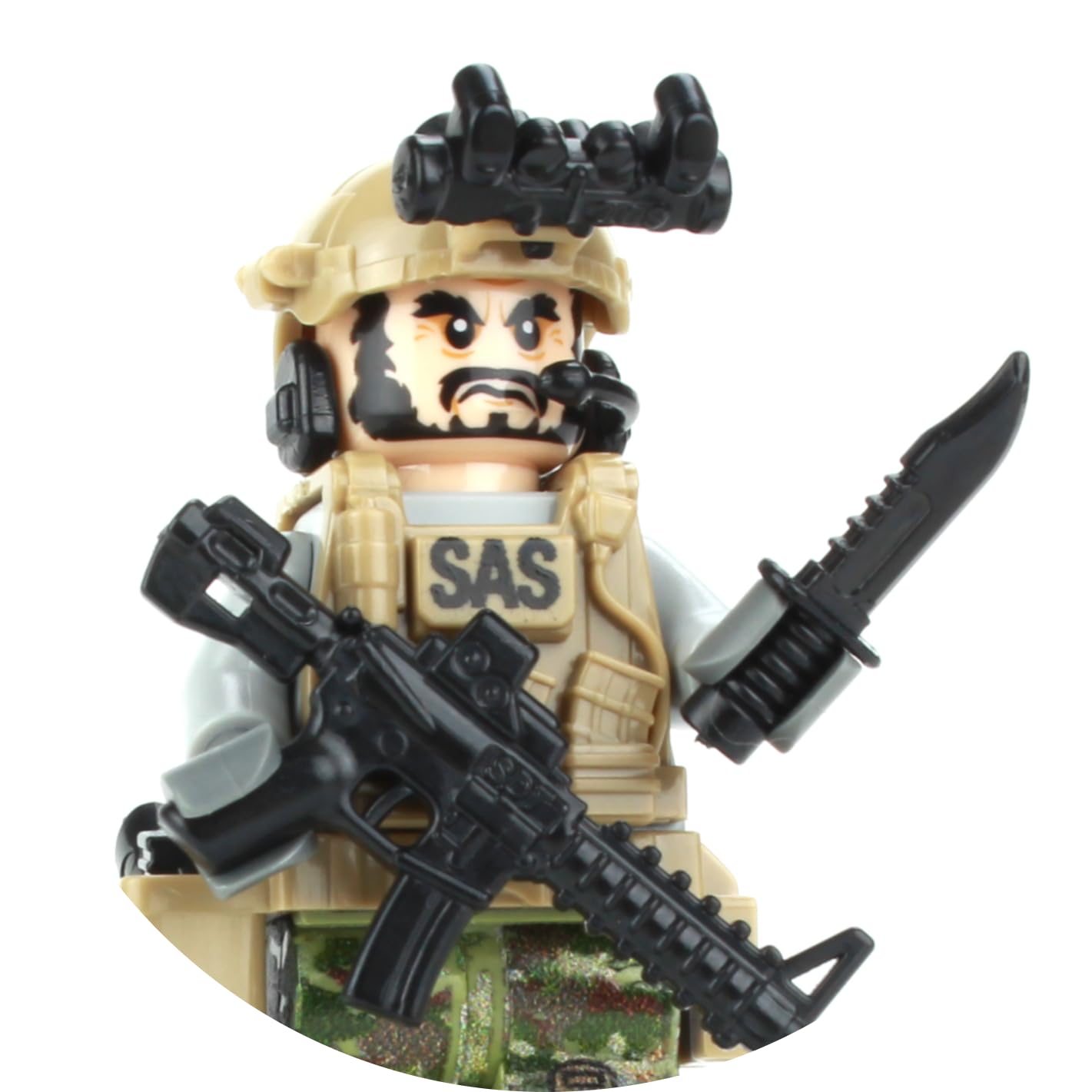 Mua Battle Brick 1.6 Inches Tall Modern British SAS Commando Custom ...