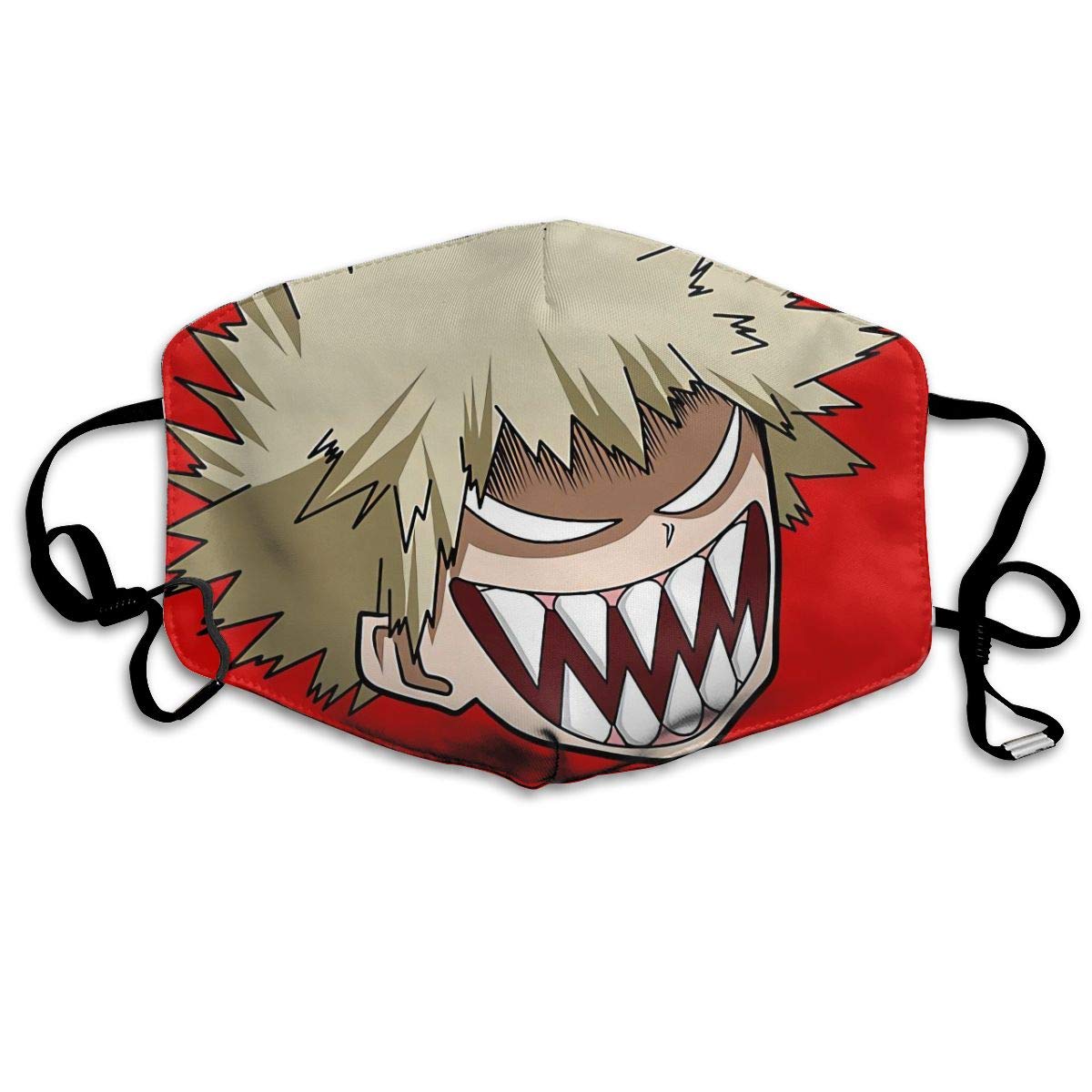 Amazon.com : Katsuki Bakugo2 Face mask adjustable Unisex Washable ...