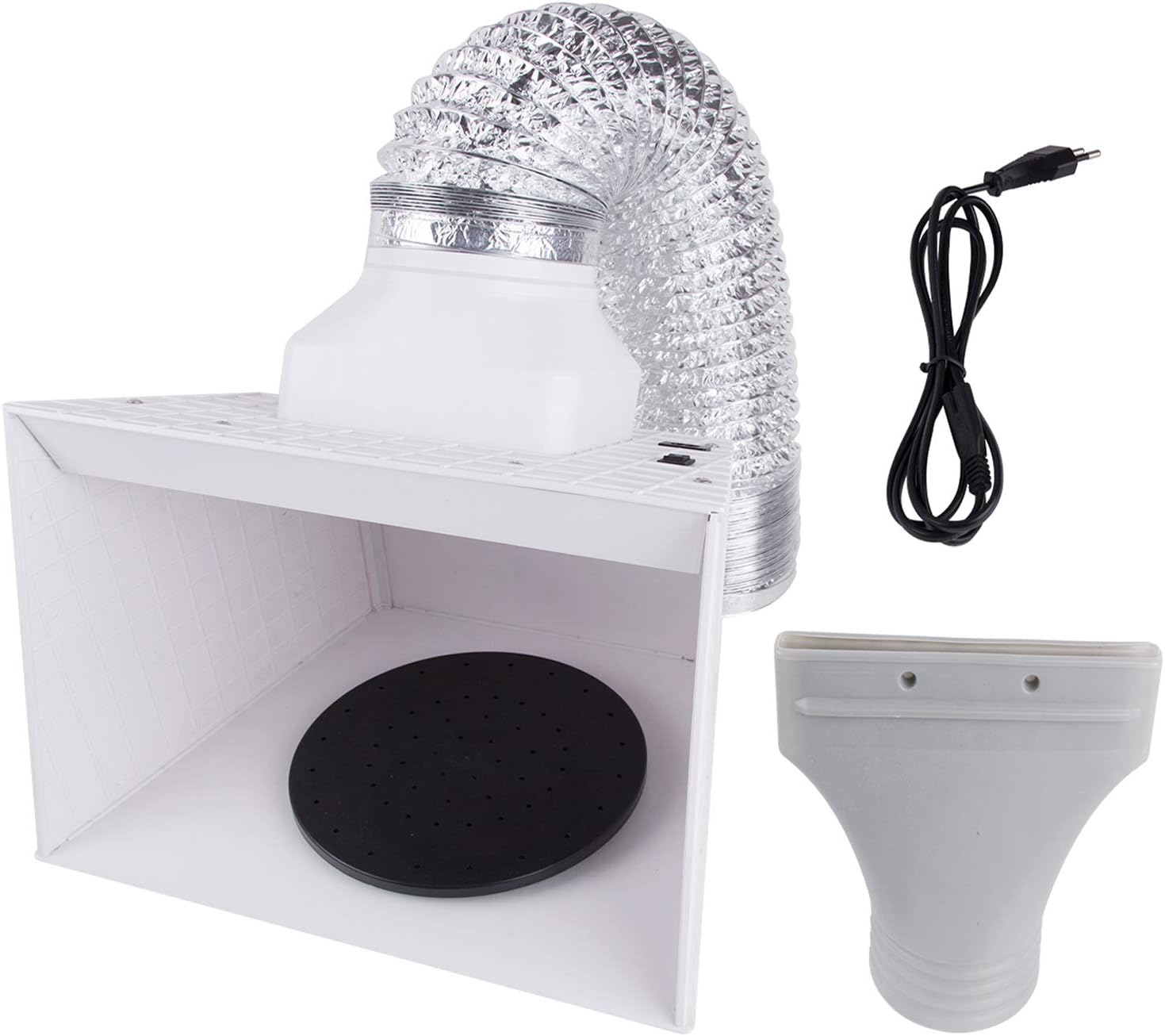Fengda Portable Airbrush Hobby Spray Booth Spray Box BD-515 with LED ...