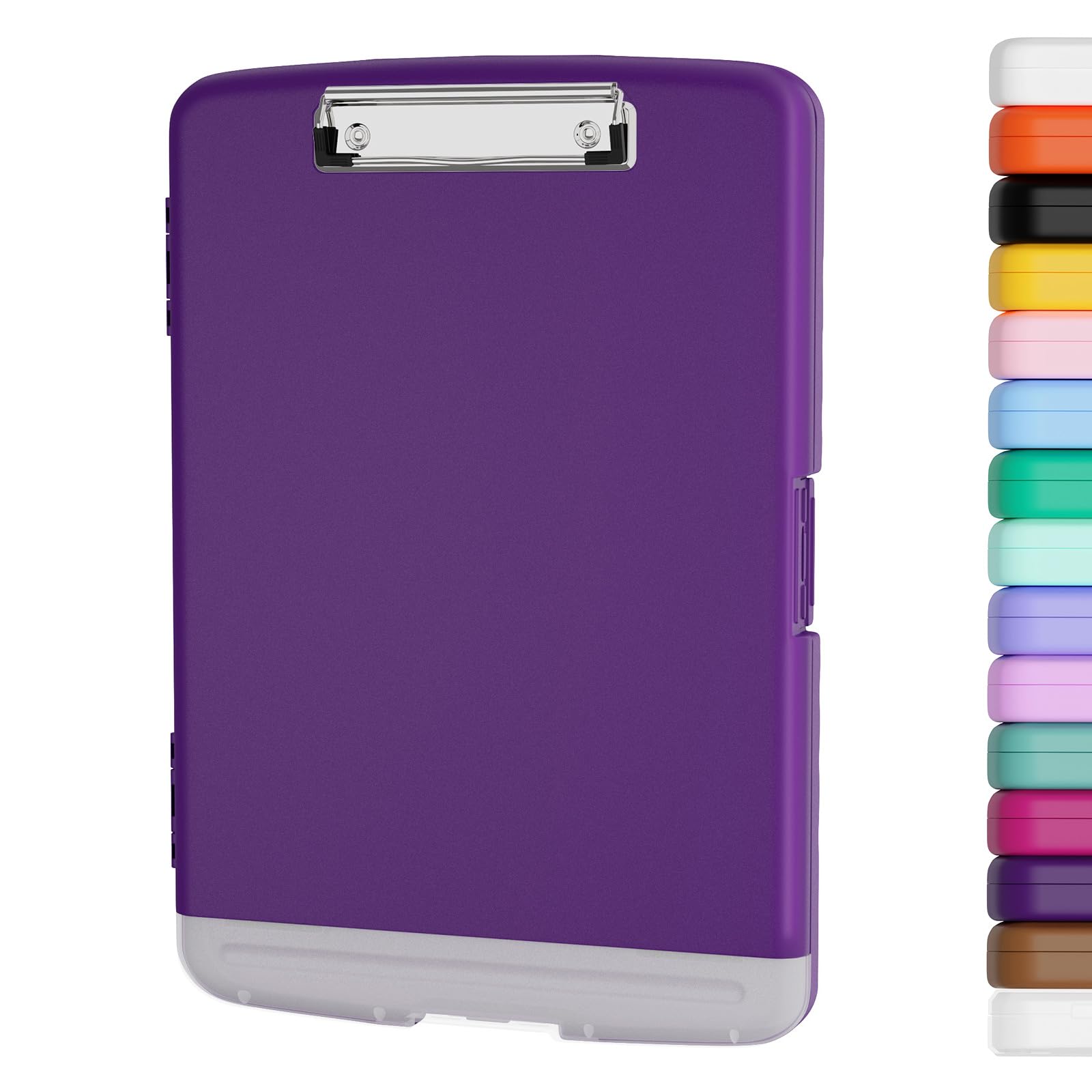 Piasoenc Clipboard with Storage, 8.5x11 Storage Clipboards with Pen ...