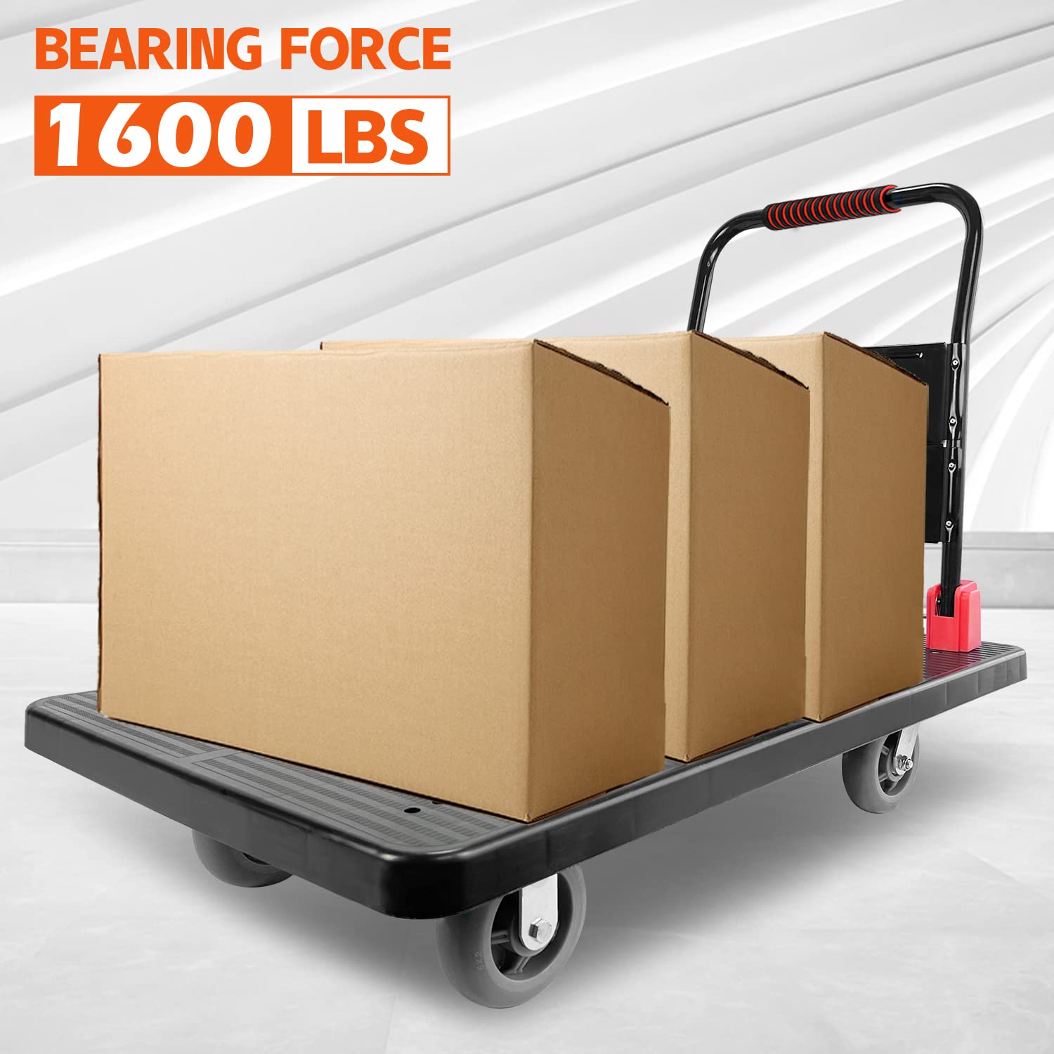 Mua Platform Truck, Foldable Push Cart Dolly w/Five 360 Swivel 6 ...