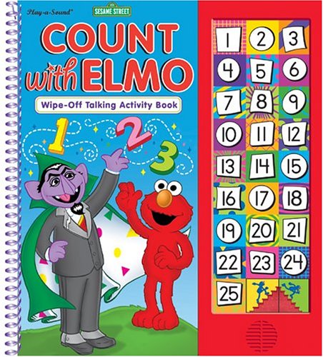Sesame Street: Count with Elmo (Wipe Off Sound Activity Book) (Play-a ...