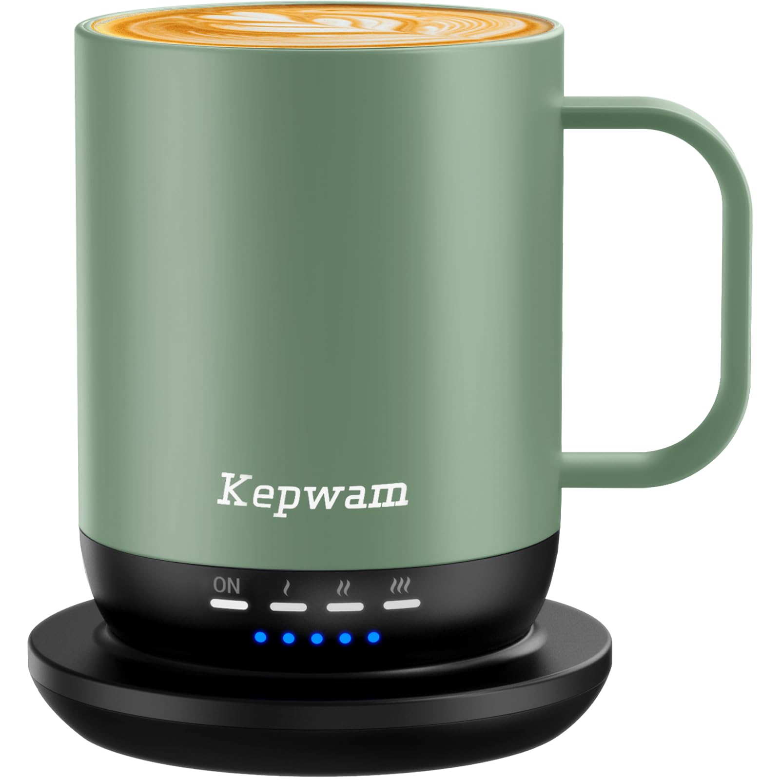 Kepwam Heated Coffee Mug T1-14oz Fast Heating & Longer Battery Life ...
