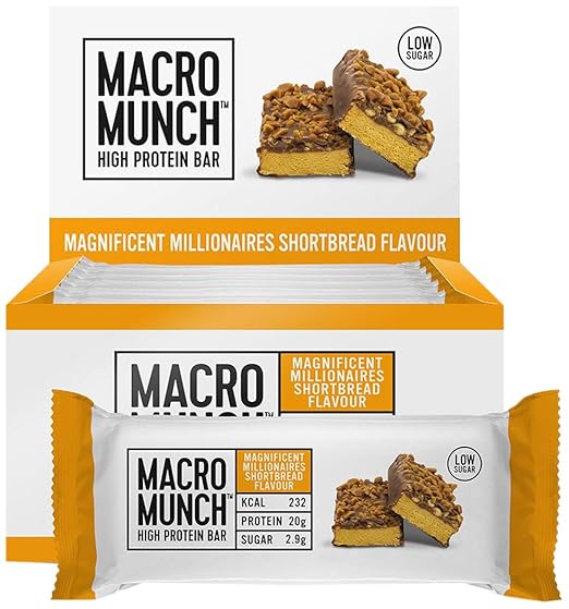 BULK POWDERS Macro Munch Protein Bar, Magnificent Millionaires ...