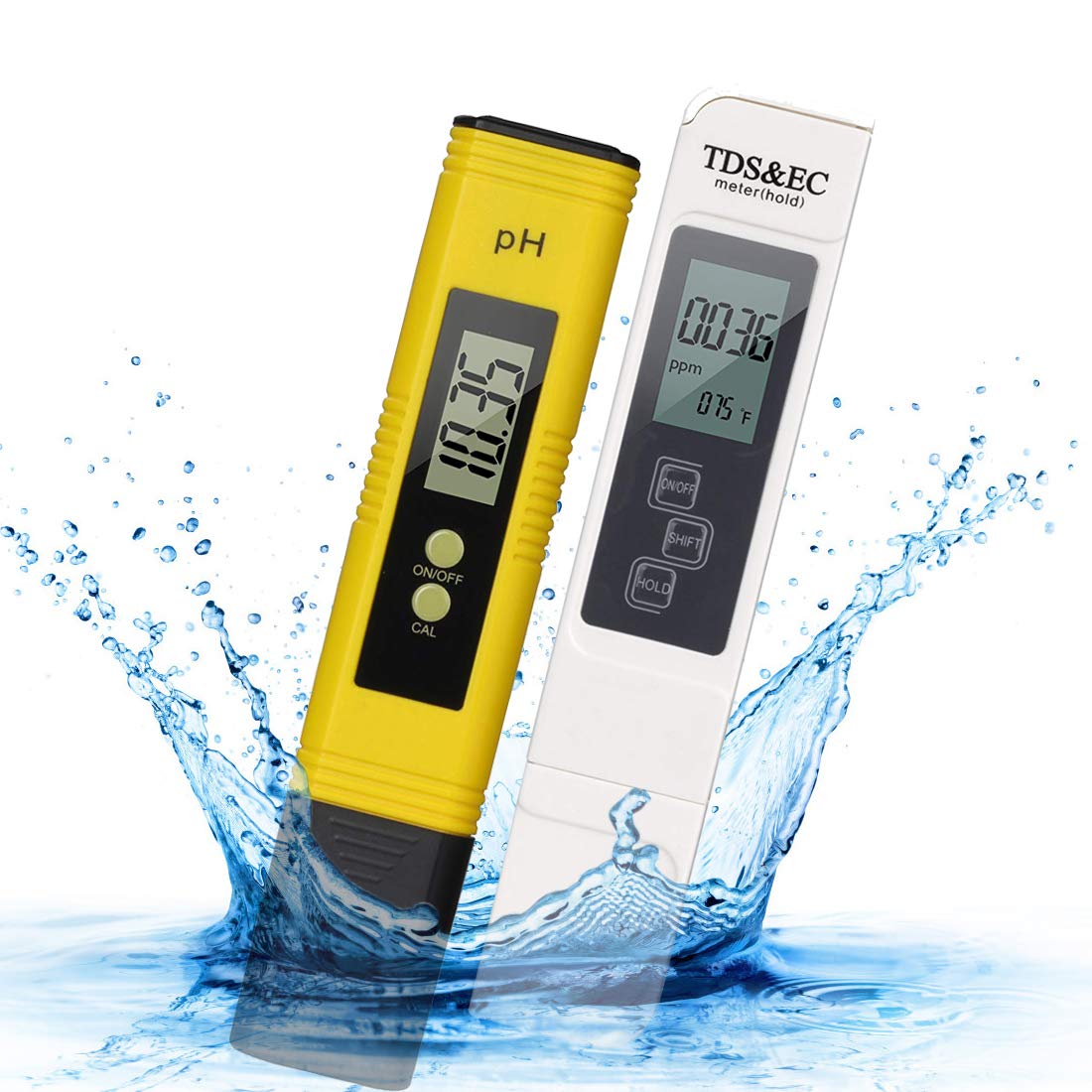 PH Meter 0.01 PH High Accuracy Water Quality Tester with 0-14 PH ...