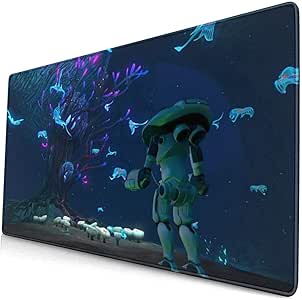 Amazon.com : Subnautica Mouse Pad with Stitched Edge Premium-Textured Mouse Mat Rectangle Non ...